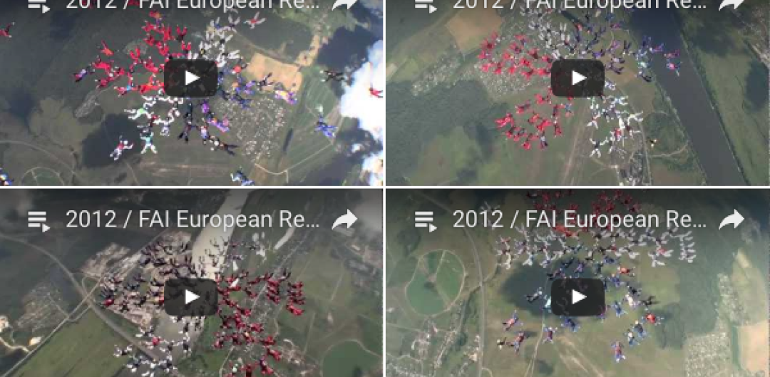 Largest Freefall Formation (Feminine category) European Record broken ...